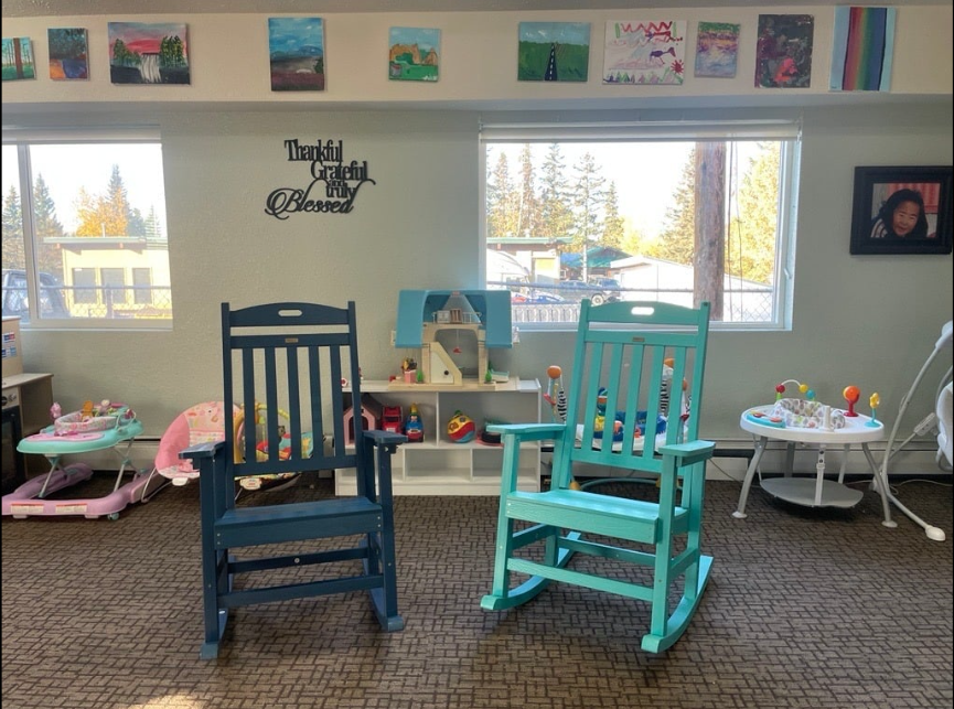 Rocking in New Memories at Clare House - Catholic Social Services - Alaska